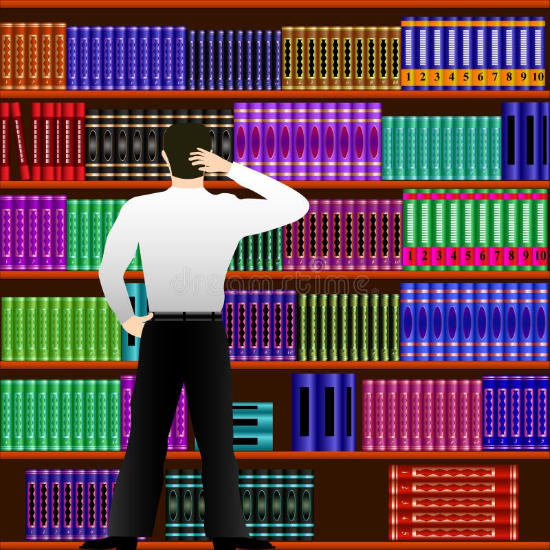 Choose Book Library Stock Illustrations – 328 Choose Book Library Stock ...