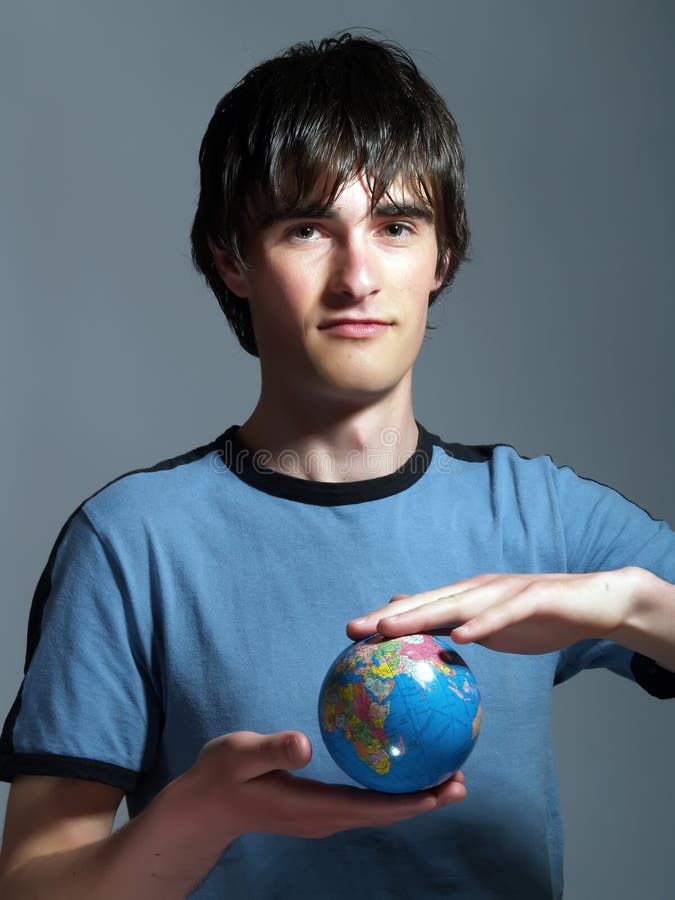 Young Man is Choosing His Journey Target Stock Photo - Image of ...