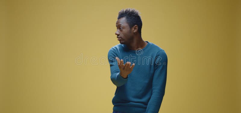 Young Man Complaining To Camera Stock Image - Image of male, annoyed ...