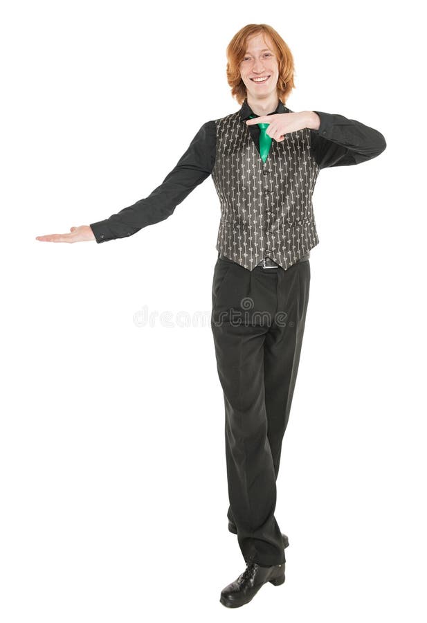 Young Man in Costume for Irish Dance Showing on Something Stock Photo ...