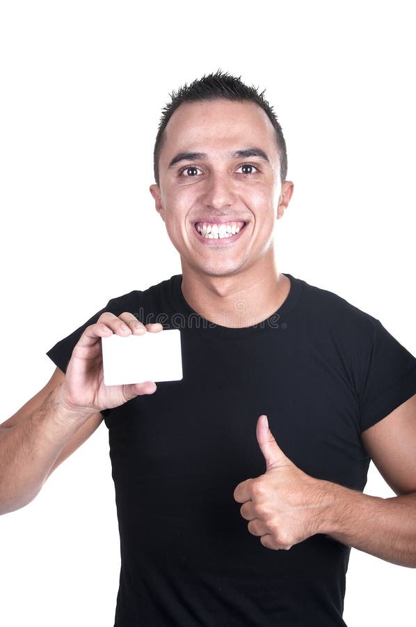 Young Man with a Credit Card Stock Photo - Image of payment, beautiful ...