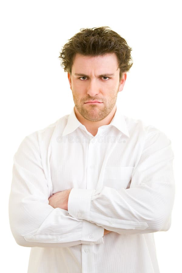 Pout stock photo. Image of angry, crossed, evil, emotions - 201643686