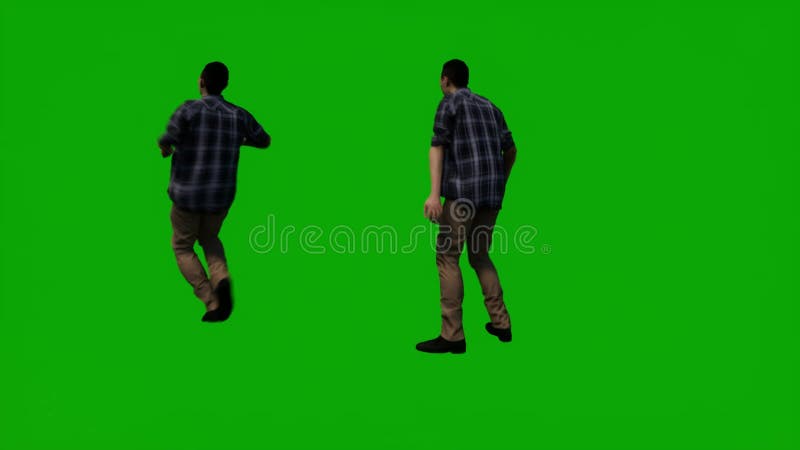 A Young Man Dancing from the Back and Three Sides Stock Footage - Video ...