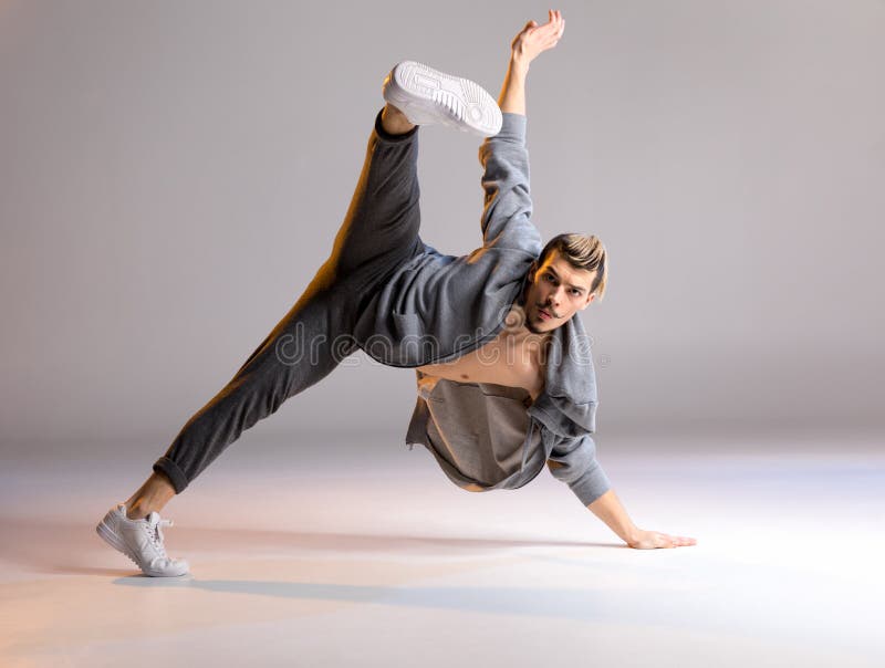 Young man dancing stock image. Image of muscular, modern - 90863449