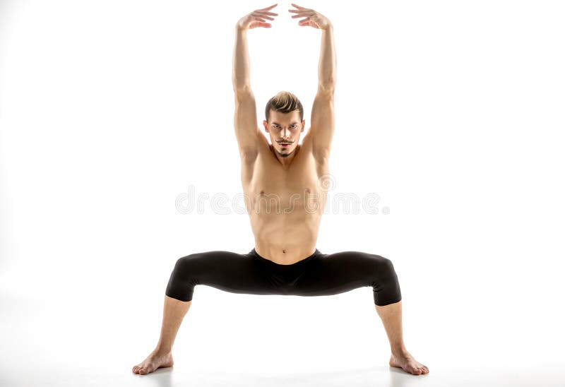 Young man dancing stock image. Image of harmony, sportive - 90863237