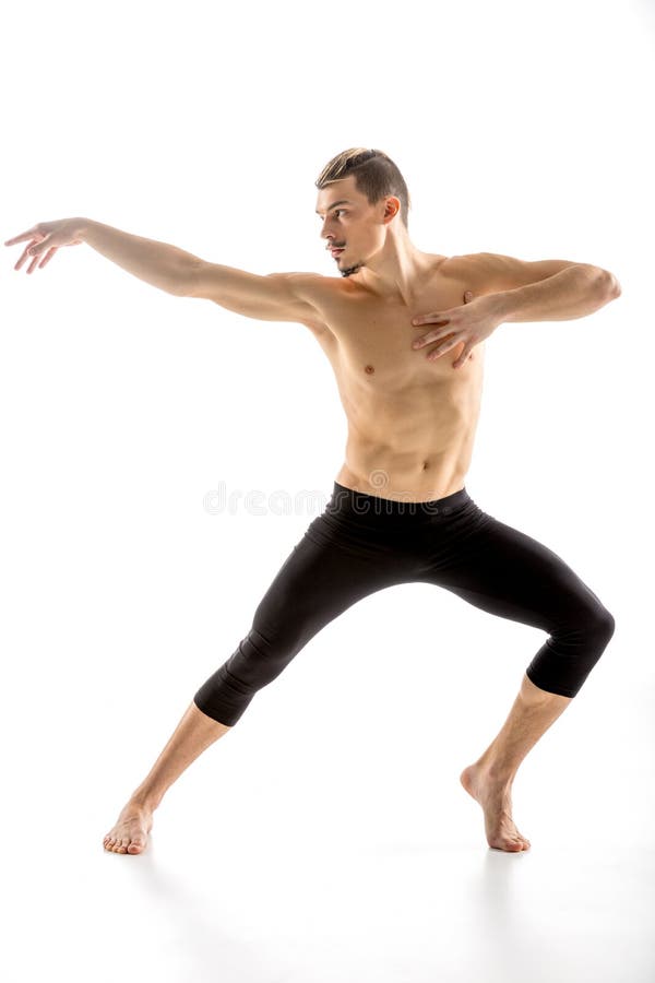 Young man dancing stock image. Image of muscular, modern - 90863449