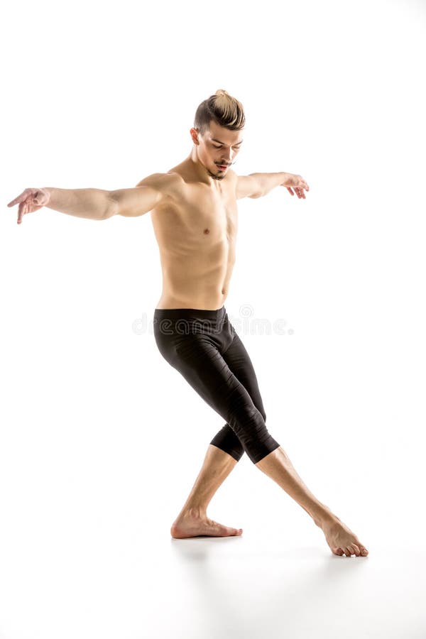 Young man dancing stock photo. Image of shirtless, movement - 90863276