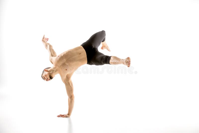 Young man dancing stock image. Image of dancer, athletic - 90863377