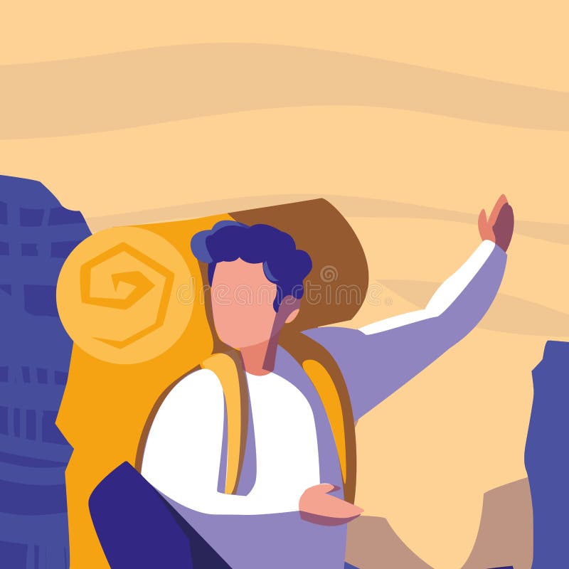 Desert Man Young Stock Illustrations – 868 Desert Man Young Stock ...