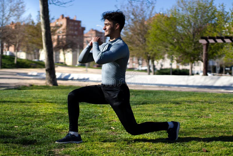 388 Man Doing Lunges Stock Photos - Free & Royalty-Free Stock Photos ...