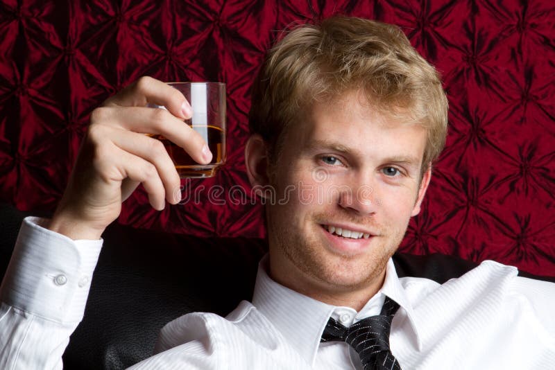 Young Man Drinking stock image. Image of businessman - 14466235