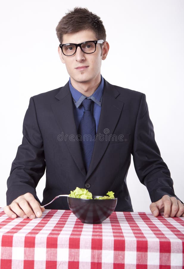 Young man eating stock photo. Image of hunger, hispanic - 26255924