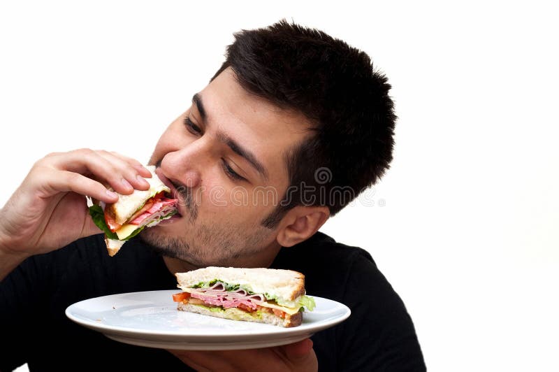 Happy Little Girl with Chef Hat and Creative Sandwich Stock Photo ...