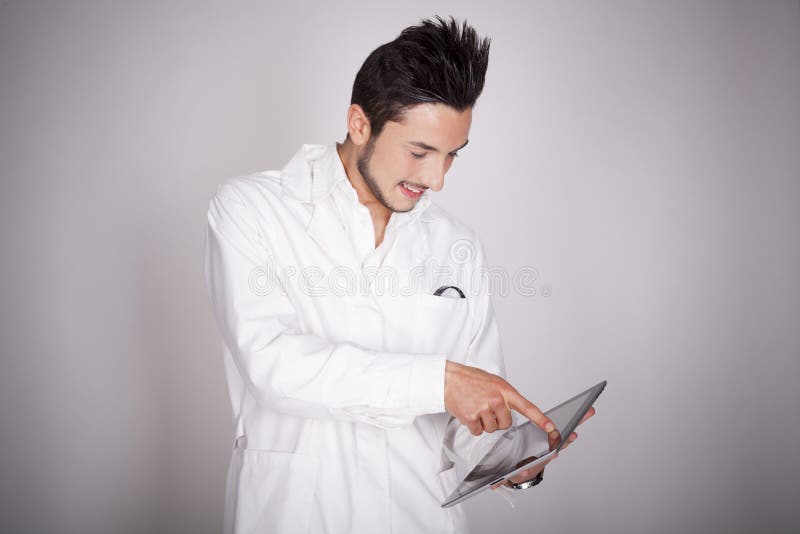 Young Man Electronic Technical Stock Photo - Image of repair, computer ...