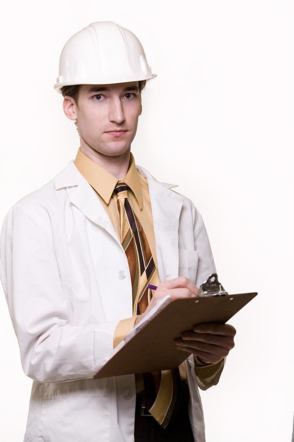 Young man engineer stock photo. Image of industry, concept - 5442306