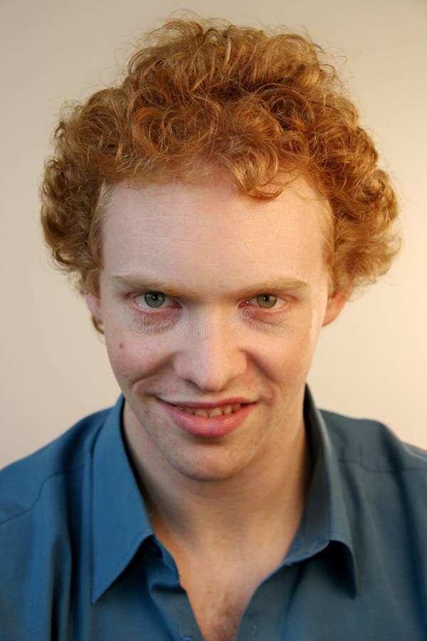 Young Man With An Evil Grin Stock Image - Image of horror, mean: 6804739