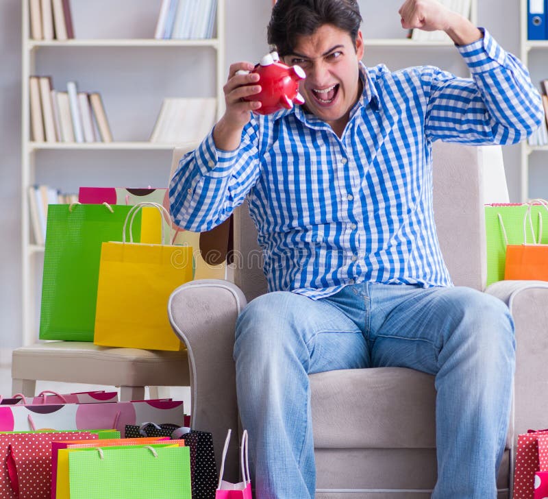 177 Stressed Man Shopping Holiday Stock Photos - Free & Royalty-Free ...