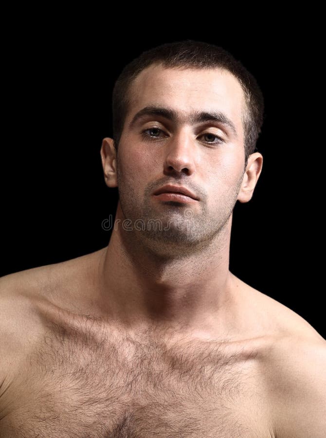 Tough Mans Face stock image. Image of male, expression - 14229059