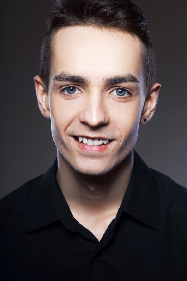 Young man face stock image. Image of handsome, caucasian - 68475049