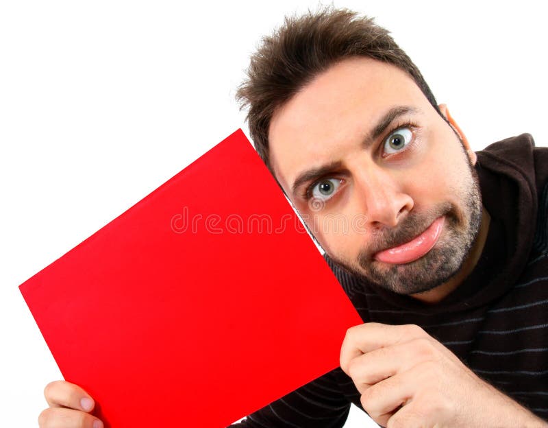 Young Man with Funny Expression Stock Image - Image of tender, smart ...