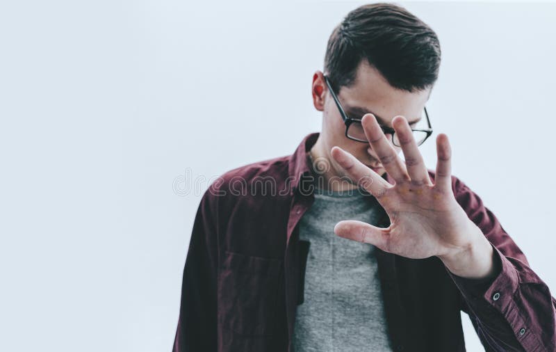 Man and Hand stock photo. Image of innocent, arrested - 121404058