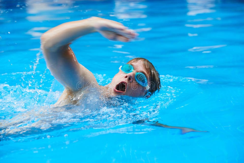 Front crawl stock image. Image of training, healthy - 103037277