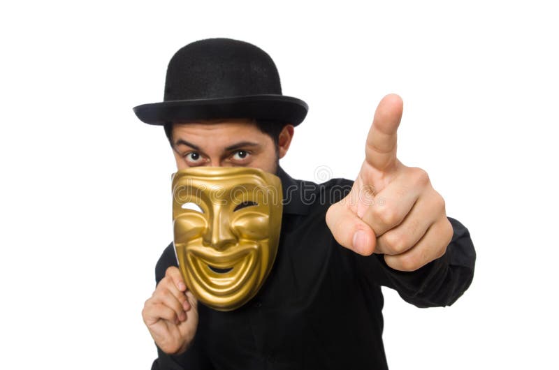 GOLDEN VENETIAN MASK stock image. Image of decorative - 1531945