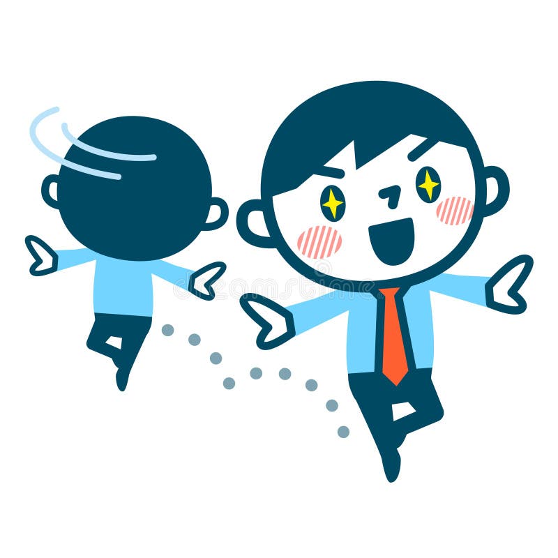 Young man of good humor stock vector. Illustration of health - 72306527