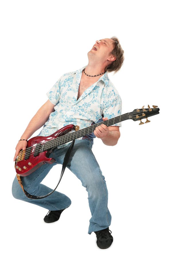 The Lead Guitar Player stock photo. Image of guitar, band - 2893112