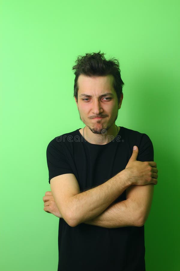 Resentment and Unpleasant Emotions Concept with Stressed Young Woman in ...