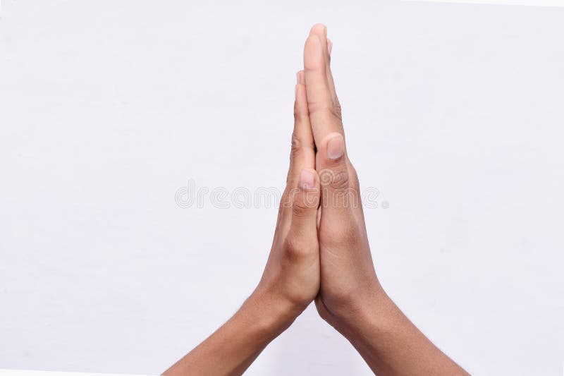 Two Hands Praying Position Stock Photos - Free & Royalty-Free Stock ...