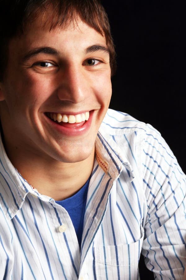 Young Man in Happy Mood stock image. Image of hand, relaxed - 1931167