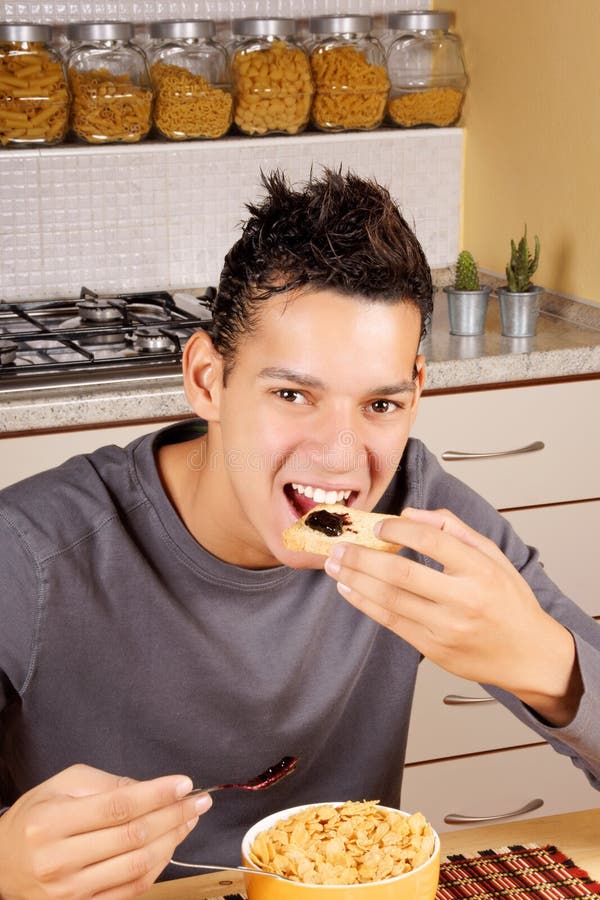 1,660 Hispanic Man Eating Breakfast Stock Photos - Free & Royalty-Free ...