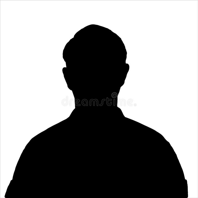 Businessman Icon. Incognito, Unknown Person, Silhouette of Man on White Background Stock Vector ...