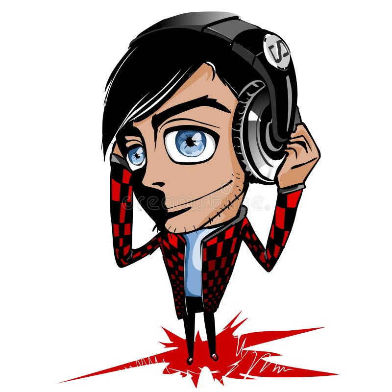Boy Listen Music Clipart Stock Illustrations – 96 Boy Listen Music ...
