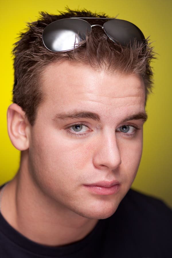 Young Man Headshot stock image. Image of attractive, face - 21308079