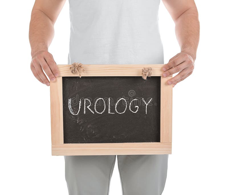 Young Man Holding Chalkboard with Word UROLOGY Stock Image - Image of ... Young Man Holding Chalkboard with Word UROLOGY Stock Image - Image of ...