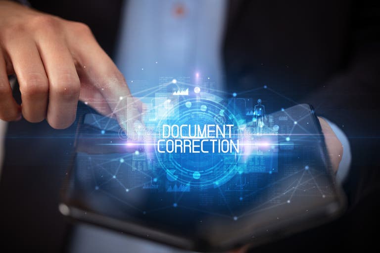 Young Man Holding a Foldable Smartphone Stock Photo - Image of futuristic, growth: 259969028