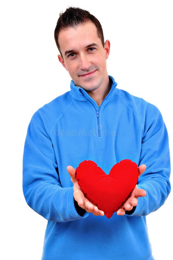 Man With Heart Picture. Image: 4236591