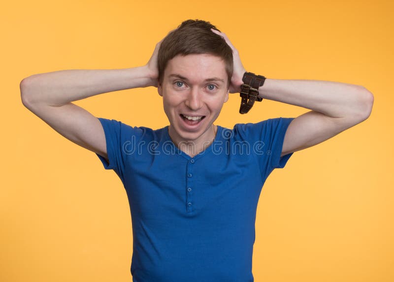Man Screams Horror Holding His Head Photos - Free & Royalty-Free Stock ... Man Screams Horror Holding His Head Photos - Free & Royalty-Free Stock ...