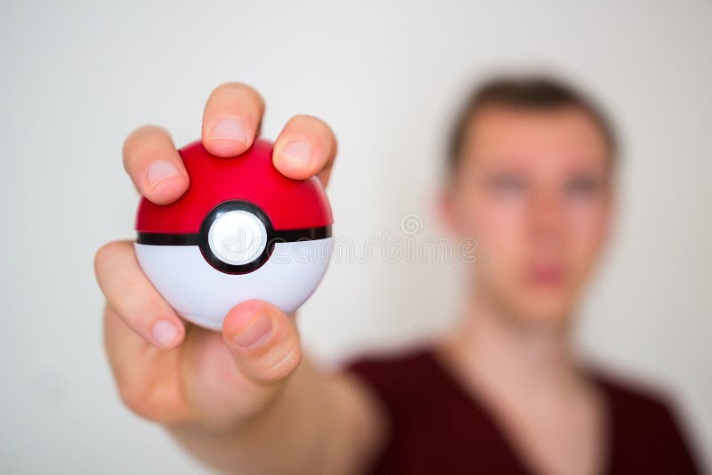 Young Man Holding the Pokeball Editorial Image - Image of pokemon ...