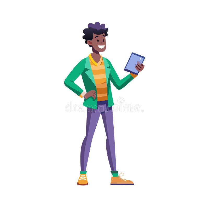 Computer Tablet Cartoon Stock Illustrations – 21,891 Computer Tablet ...