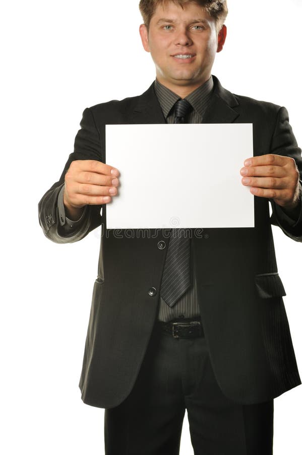 Man holding sign stock photo. Image of person, asking - 3038746