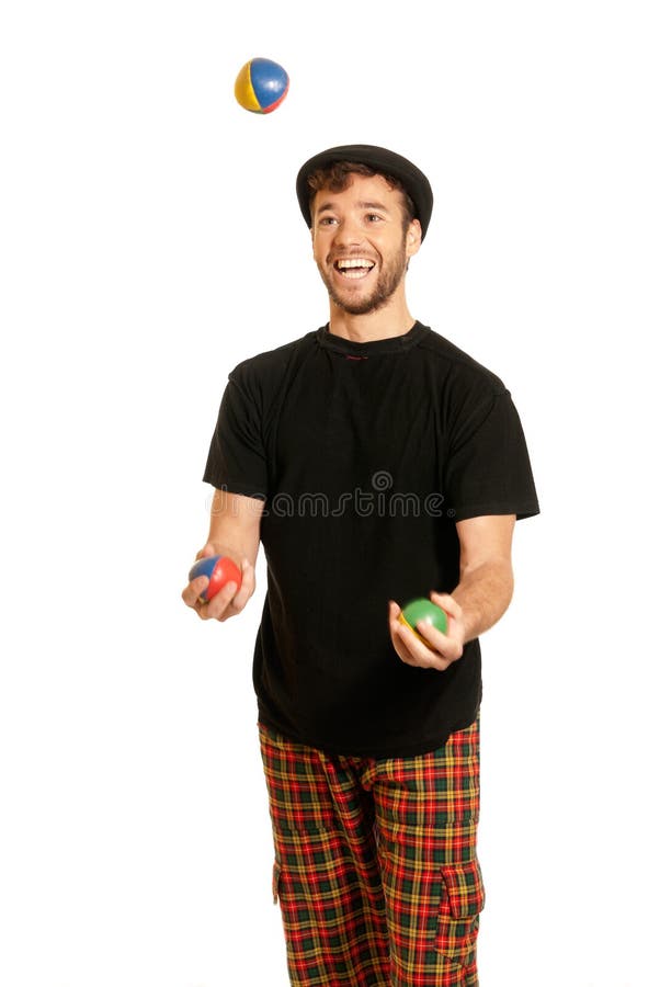 Businessman Juggling His Priorities Stock Image - Image of leisure ...