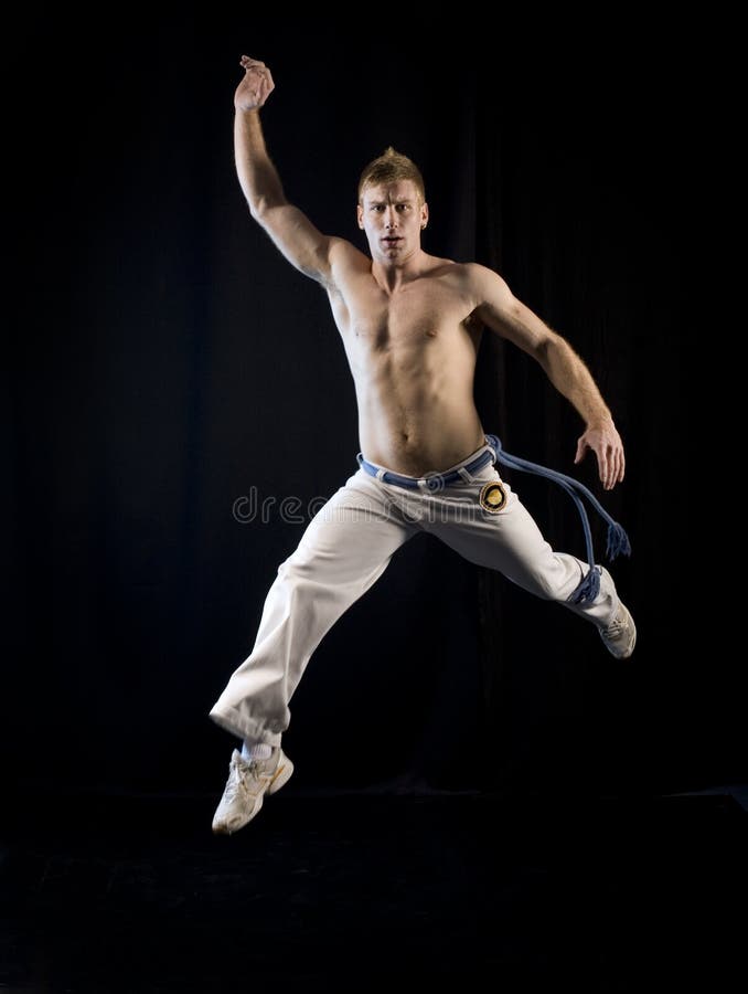 Young man jump stock image. Image of handsome, motion - 7377503