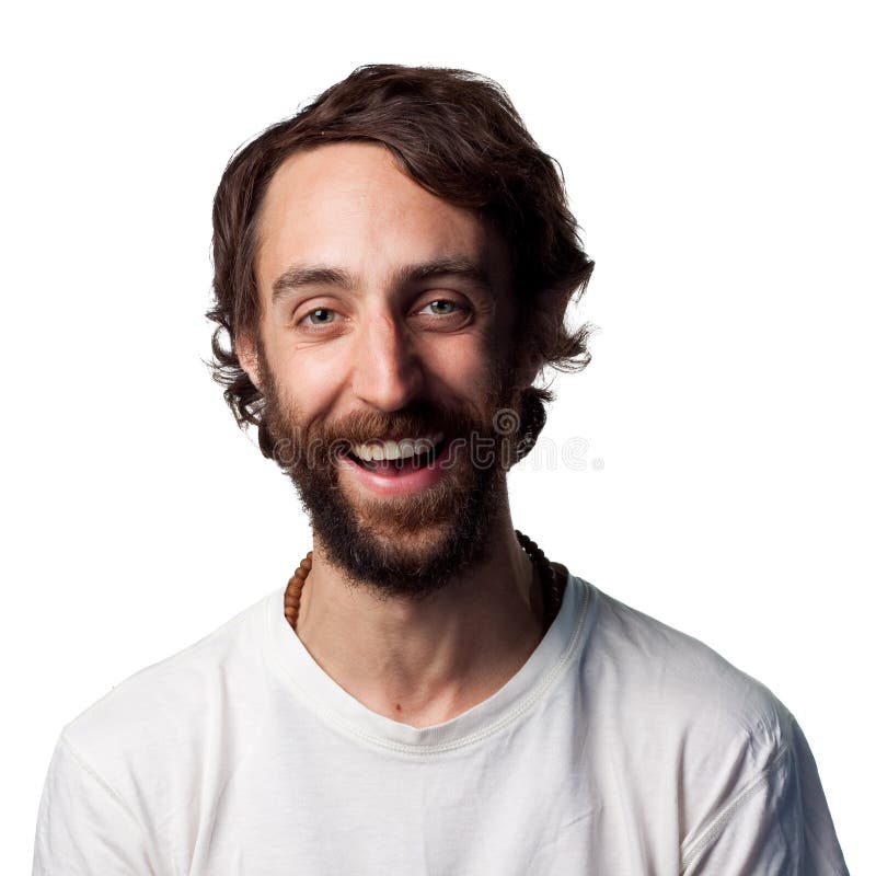 Young man laughing stock image. Image of character, alternative - 13943473