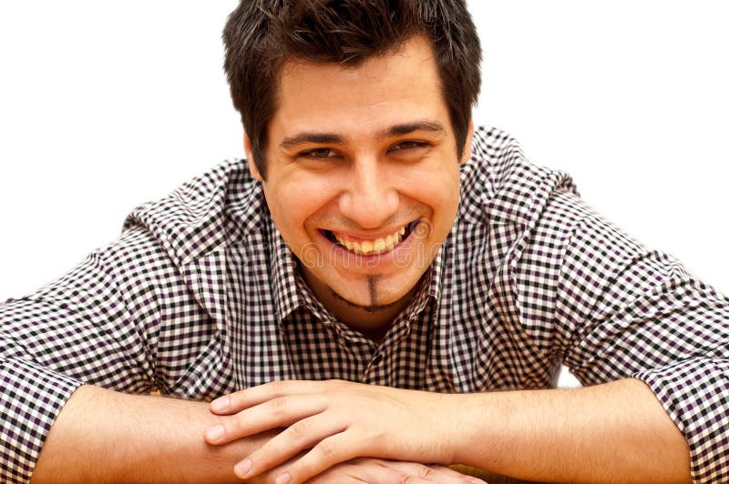 Young man laughing stock image. Image of laugh, confident - 15322849
