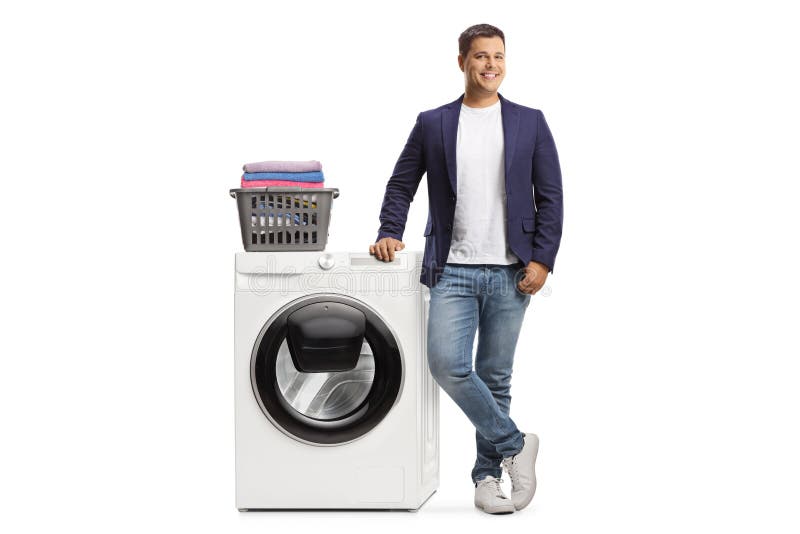 148 Man Leaning Washing Machine Stock Photos - Free & Royalty-Free ...