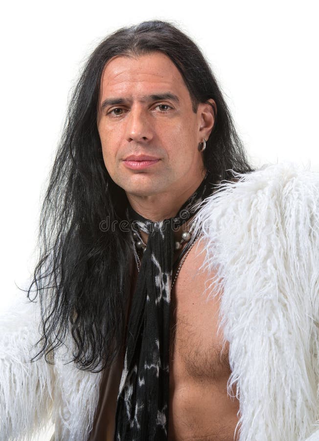 Man Riding Horse. Hunky Cowboy. Young Muscular Guy in T-shirt on ...