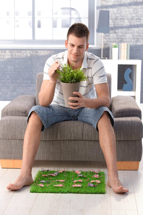 Young Man Longing for Nature Stock Photo - Image of bristly, caucasian ...